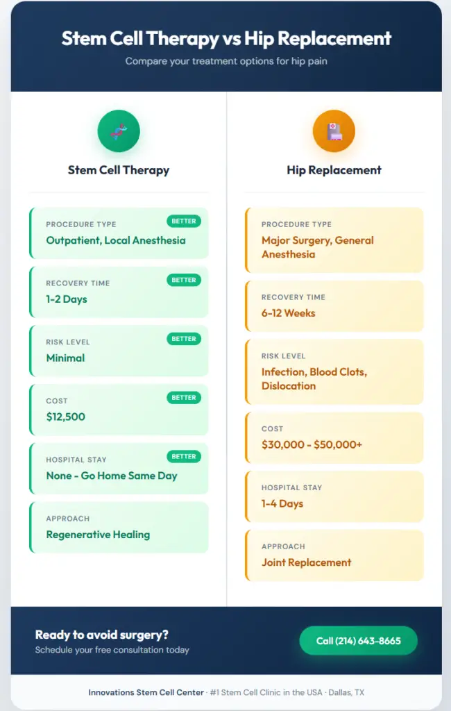 Stem Cell Therapy for Hip Pain | Avoid Surgery | Dallas
